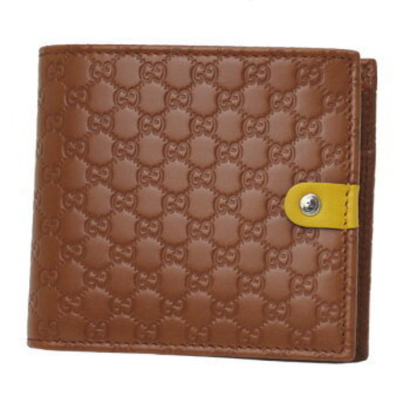 Gucci | Bags | Gucci Bifold Wallet Micro Guccissima Orange X | Poshmark